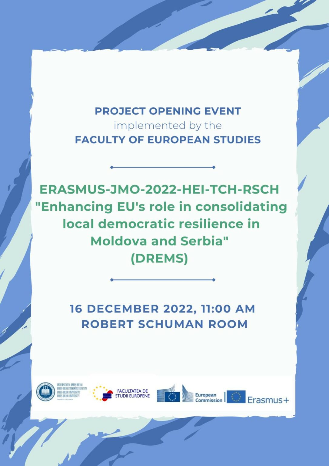 Project opening event - DREMS